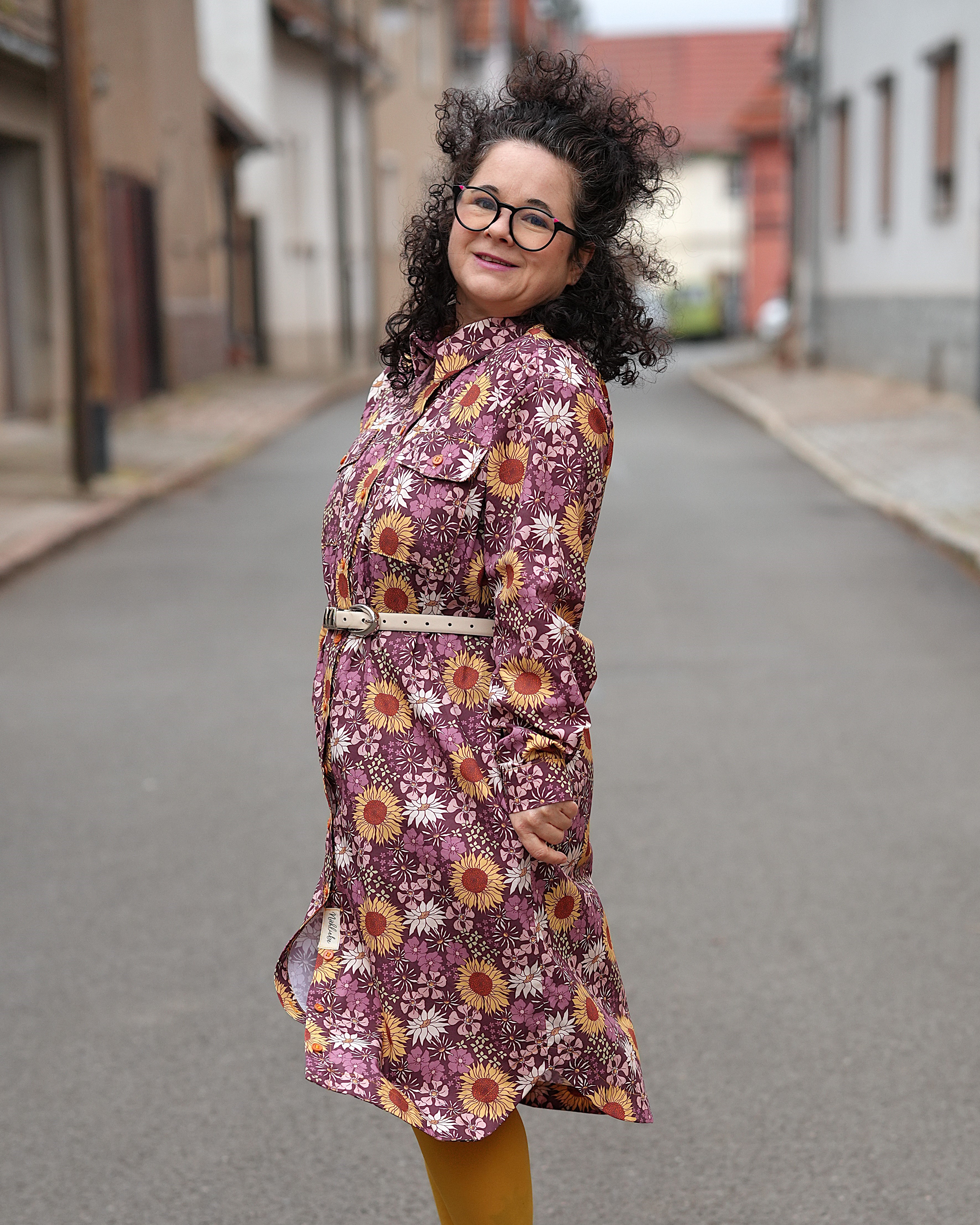 Bio Fabric Retrospirit Blossom Blue | Andrea Liesert