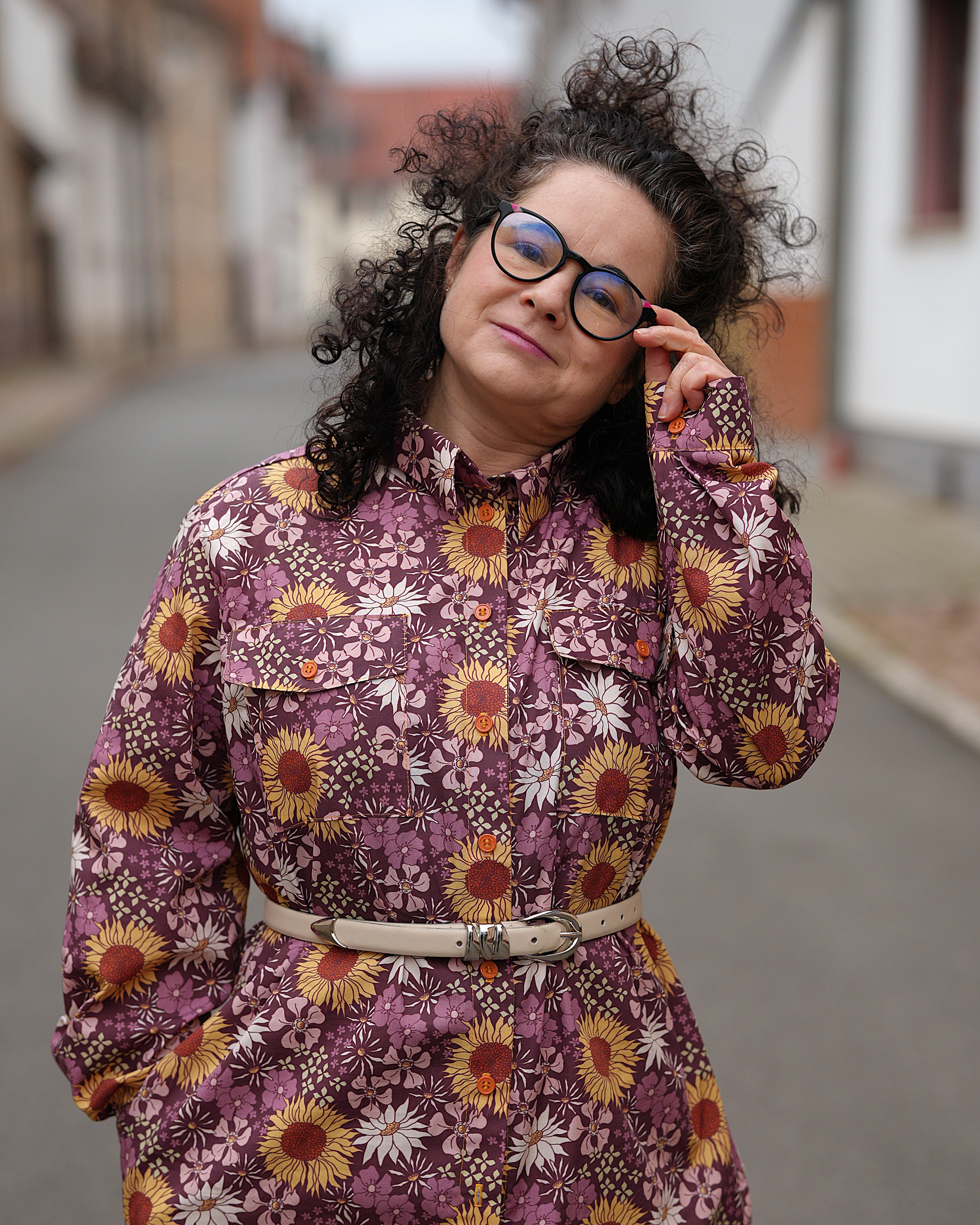 Bio Fabric Retrospirit Blossom Blue | Andrea Liesert