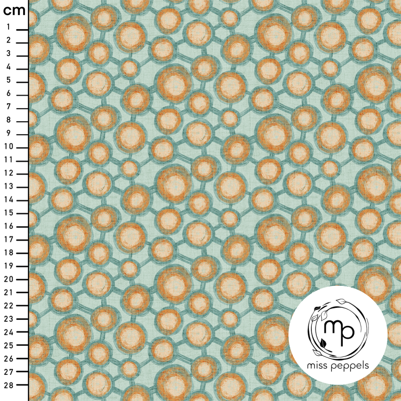 Bio Stoff - Bommel Klein Mint von misspeppels | Lillestoff